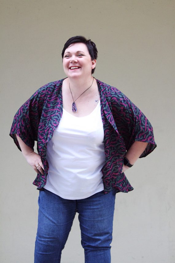 Venus Kimono Oversize - a plus size pattern option - Sew This Pattern ...