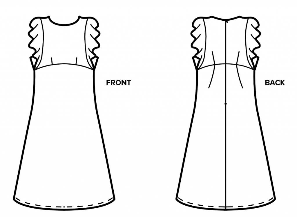 Sienna Shift Dress Sewing Pattern - Sew This Pattern - Online sewing shop