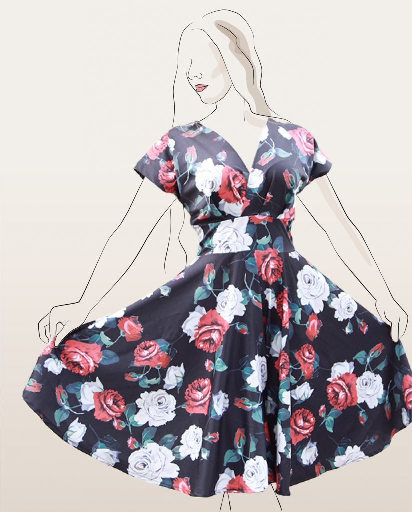 Daphne Day Dress Sewing Pattern (Cut Out Back) - Sew This Pattern ...