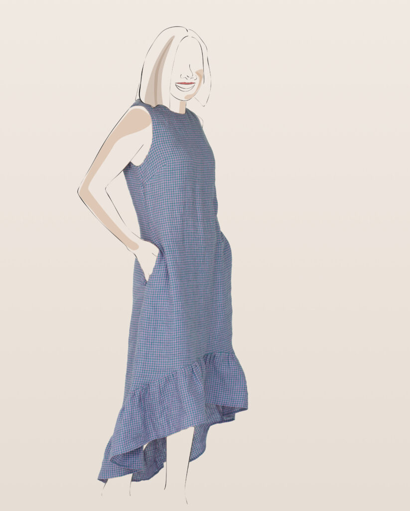 Daphne Day Dress Sewing Pattern (Cut Out Back) - Sew This Pattern ...